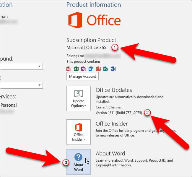 C mo Averiguar Qu Versi n De Microsoft Office Est Utilizando y Si Es C mo Averiguar Qu Versi n De Microsoft Office Est Utilizando y Si Es