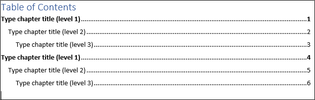 Cómo crear y administrar una tabla de contenido en Microsoft Word ...