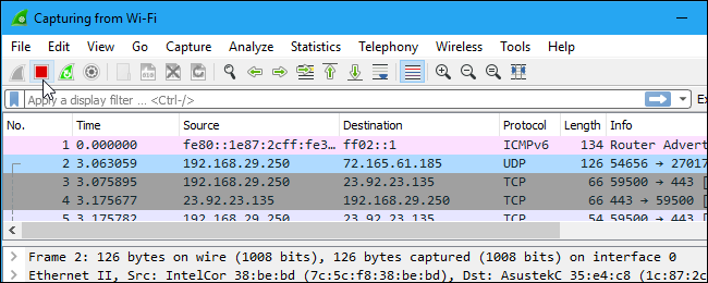 Cómo utilizar Wireshark para capturar, filtrar e inspeccionar paquetes ...